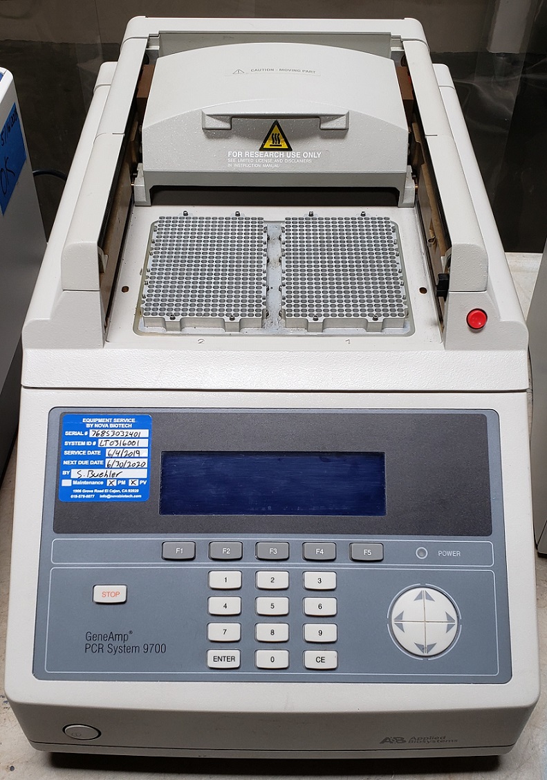 Applied BioSystems GeneAmp PCR System 9700 - LabTrader Inc.